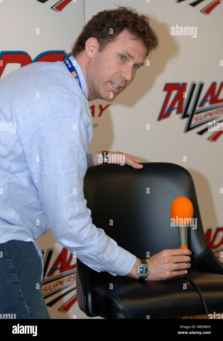 Actor Will Ferrell, Grand Marshall of the Aarons 499 NASCAR Nextel Cup ...