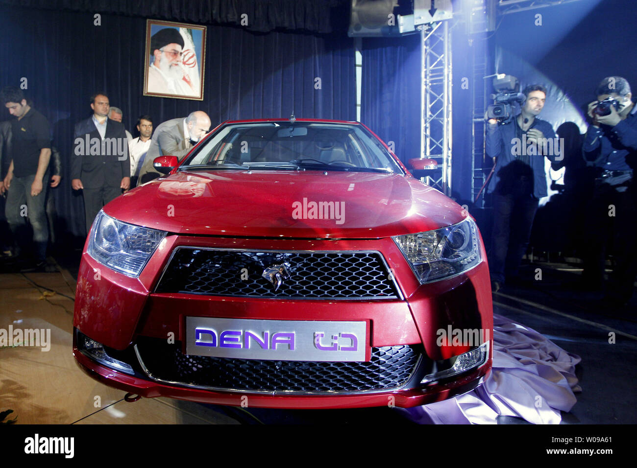 Iran's top automaker Iran Khodro unveils a new car called 'Dena' in ...