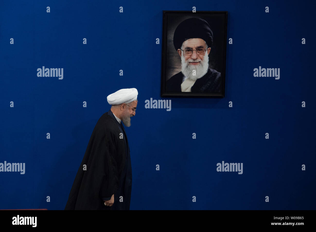 Ayatollah ali khamenei portrait hi-res stock photography and images - Alamy