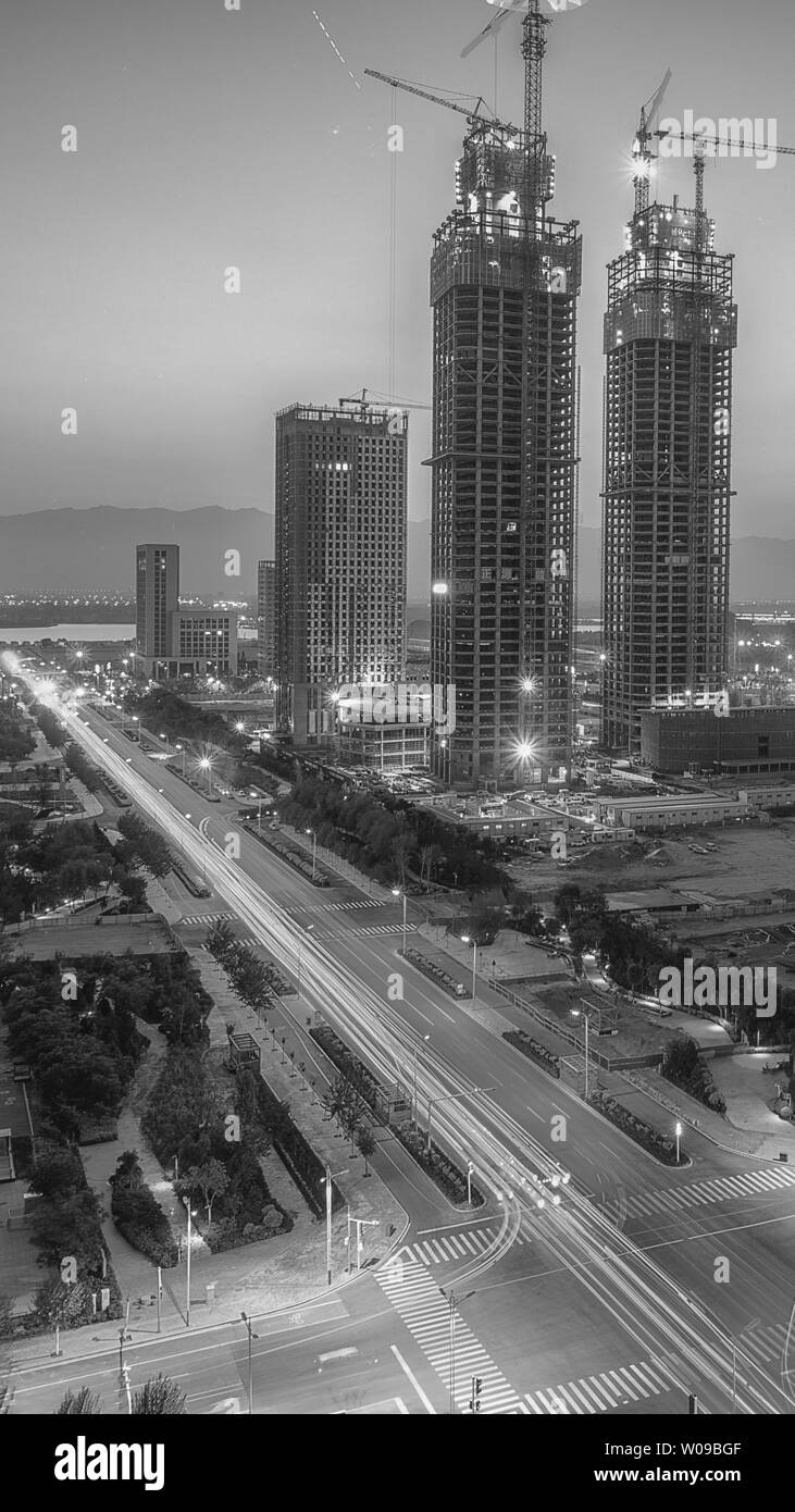 Landmarks under construction Stock Photo - Alamy