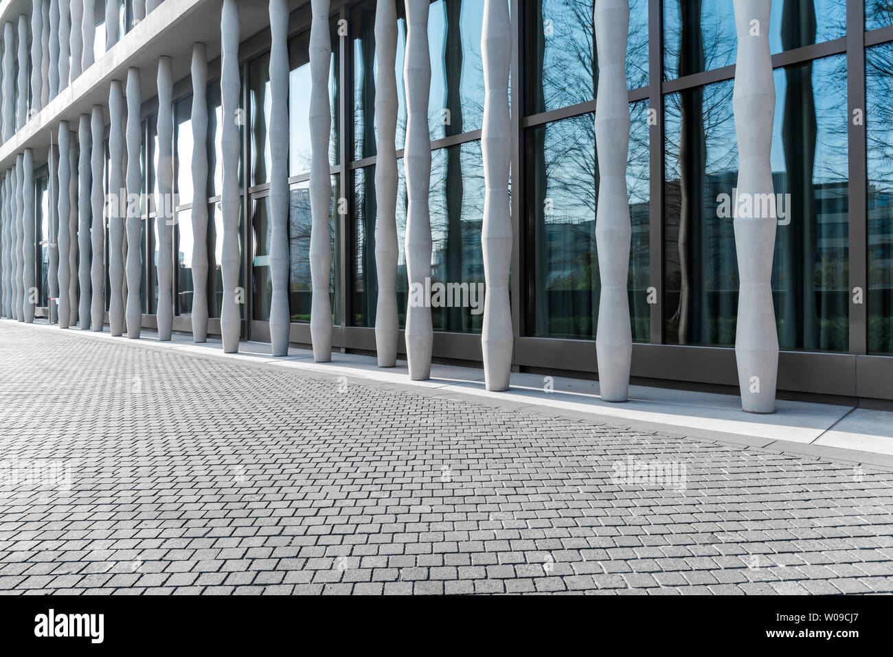 Building open space Stock Photo - Alamy