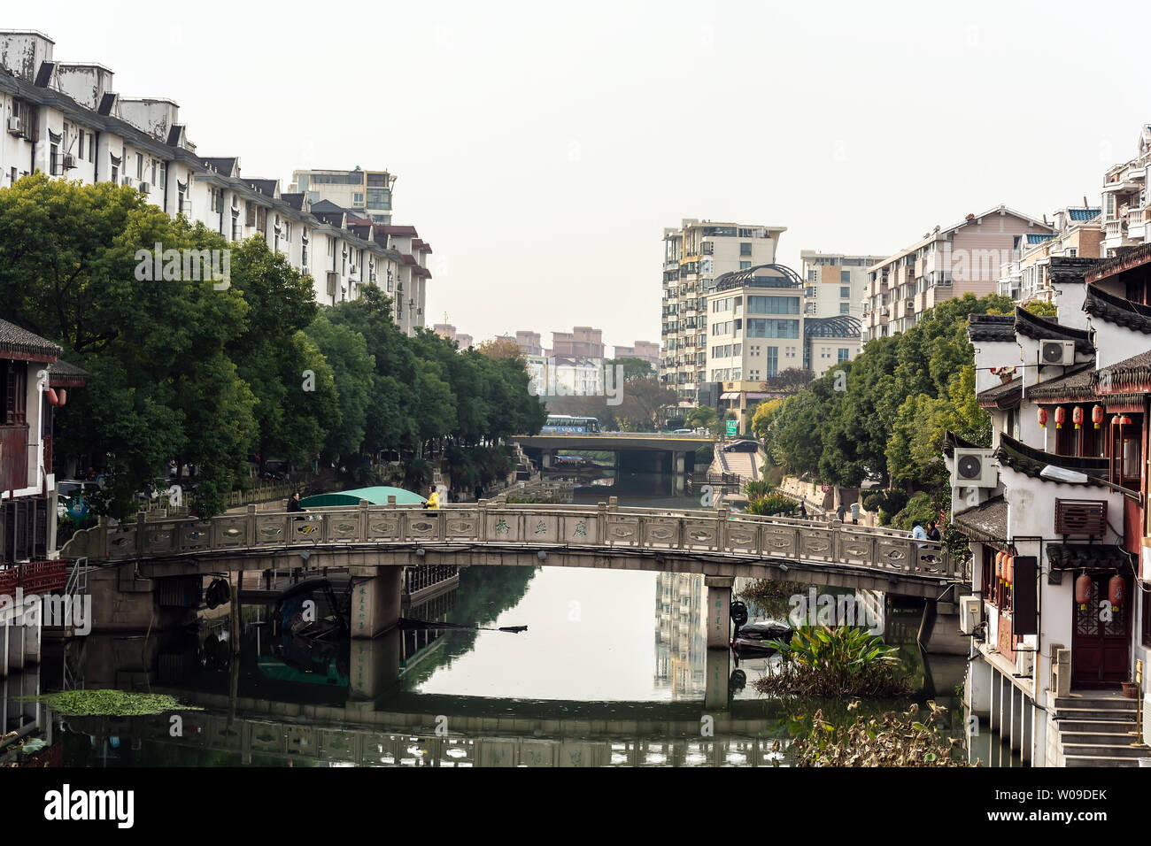 Old Ancient Qibao Town in Shanghai China Stock Photo - Alamy