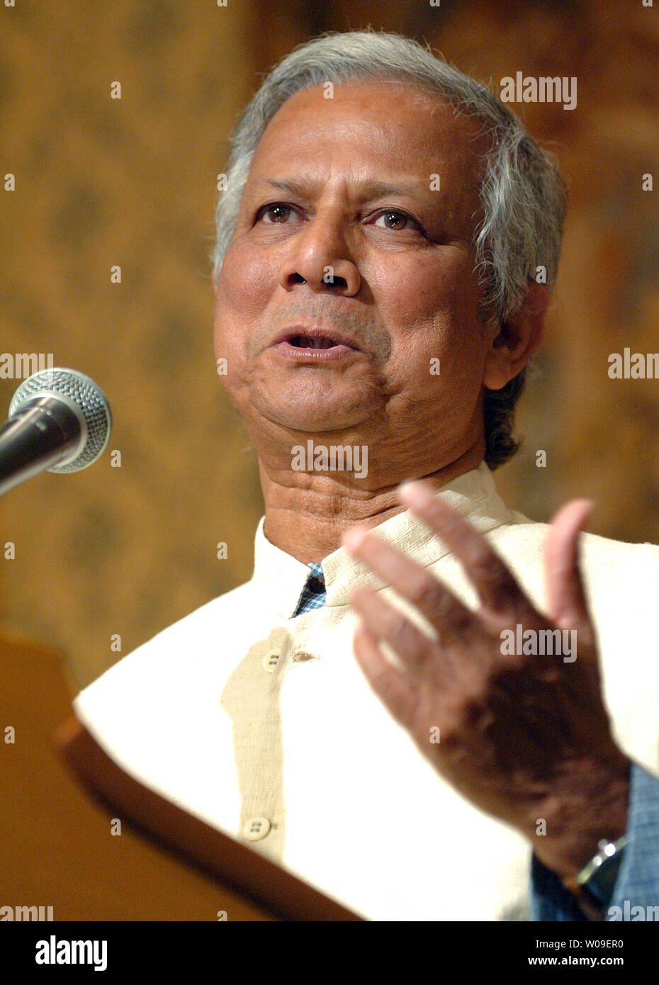 Professor Muhammad Yunus, the founder of the Grameen Bank in Bangladesh ...
