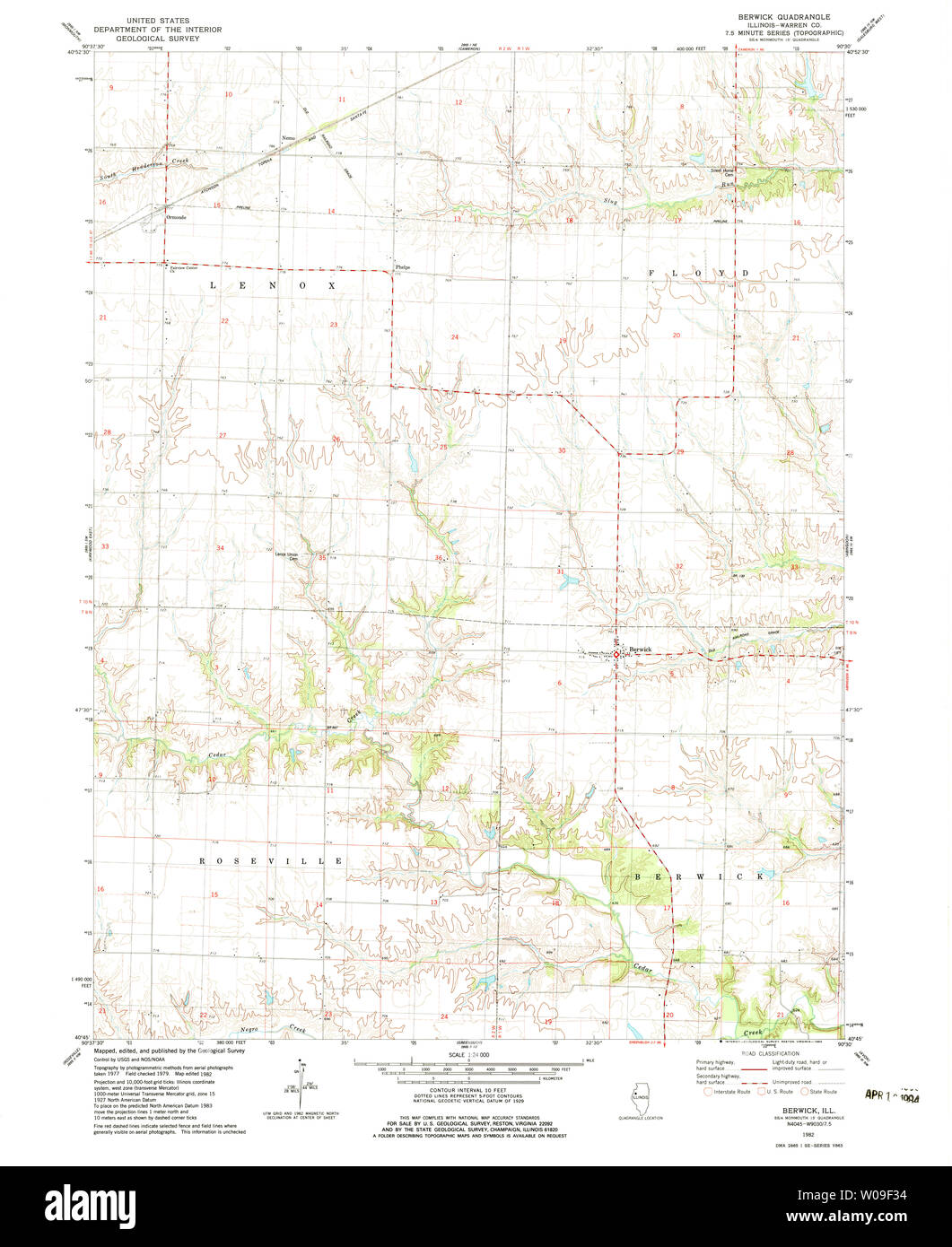 Berwick map Cut Out Stock Images & Pictures - Alamy
