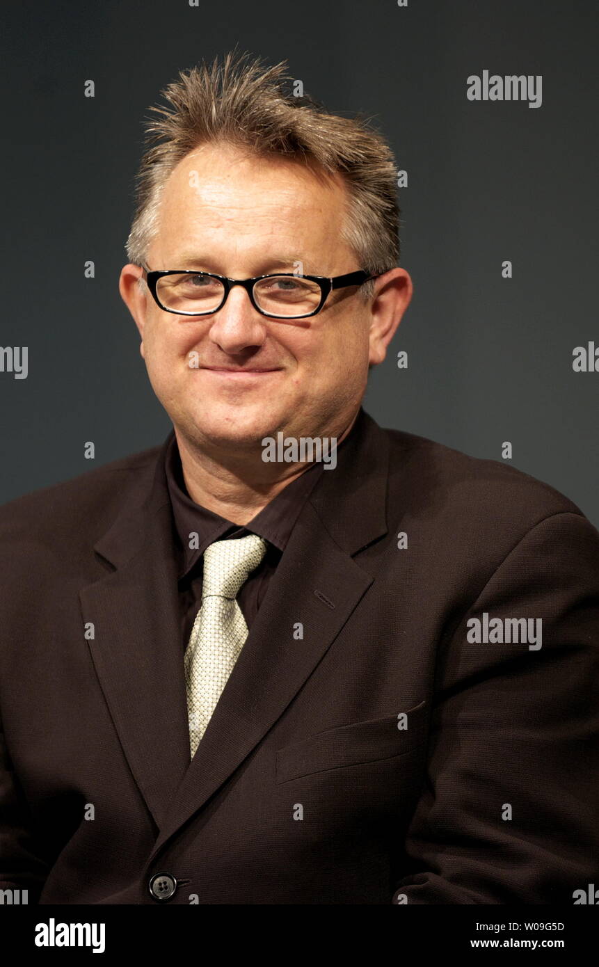 Director Ed Neumeier attends a press conference for the film "Starship ...