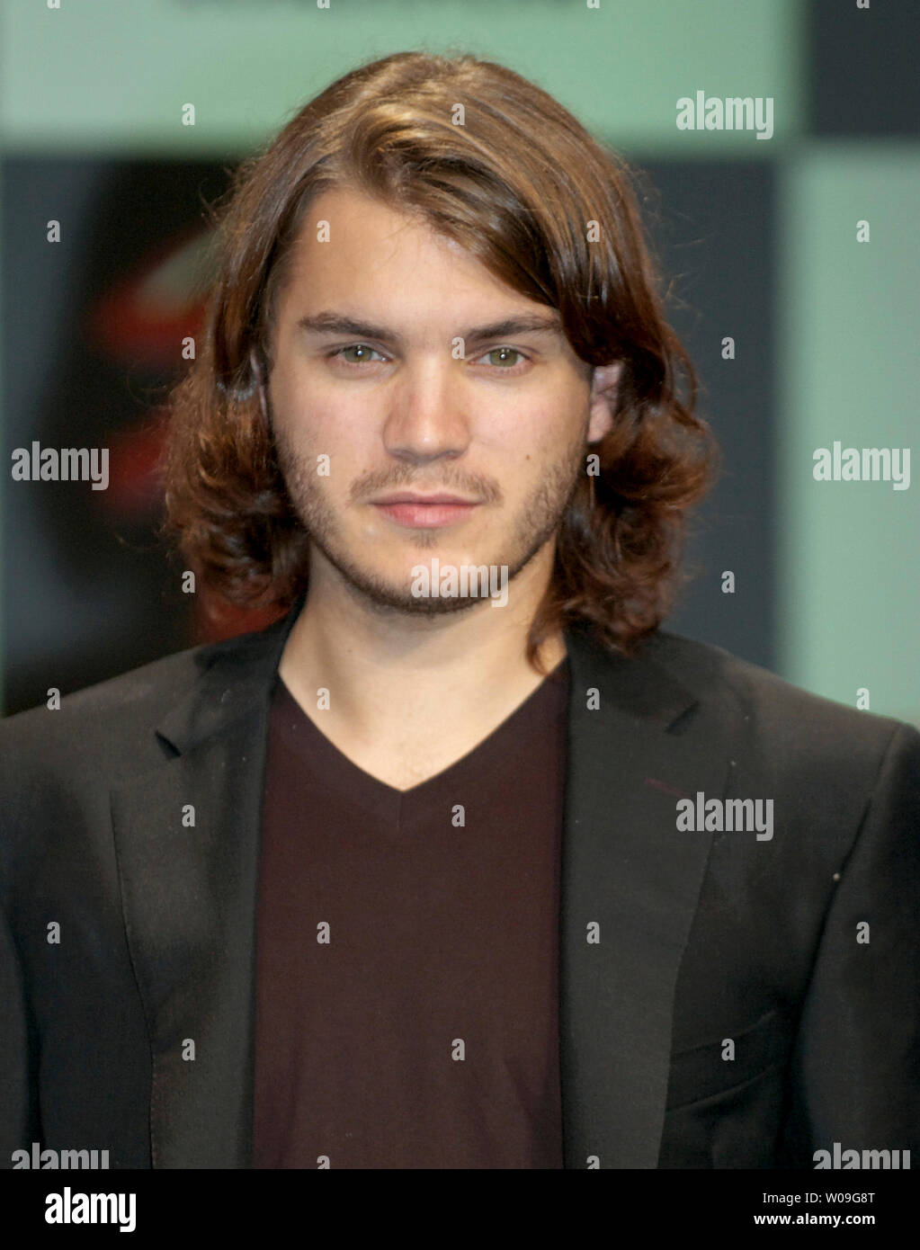 Actor Emile Hirsch attends a press conference for the film "Speed Racer ...