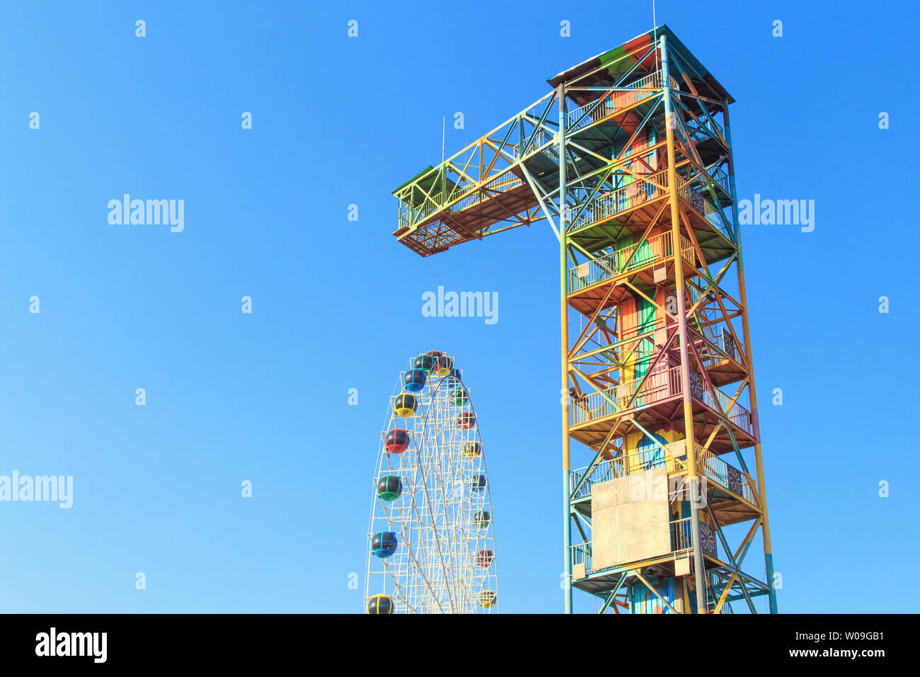 Large theme park Stock Photo - Alamy