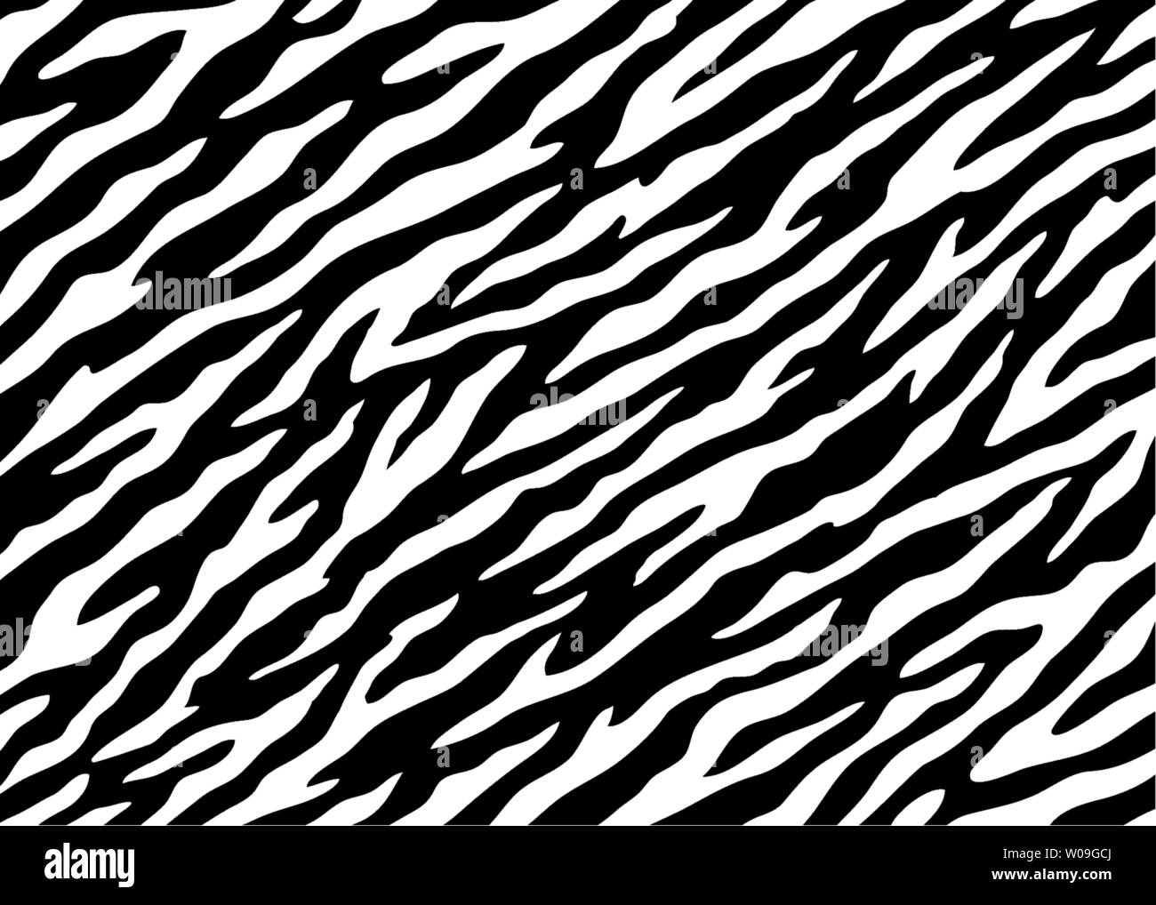 Zebra pattern design, vector illustration background. For print ...