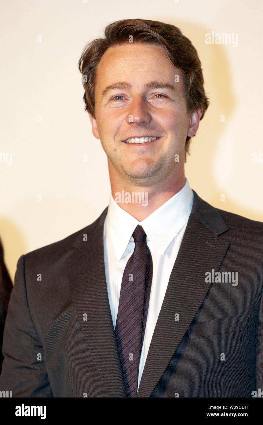 Actor Edward Norton attends the premiere of the film "The Incredible ...