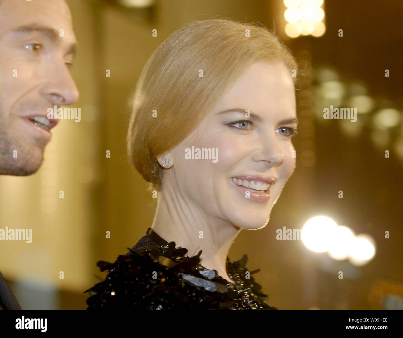 Actress Nicole Kidman (L) and actor Hugh Jackman attend the Japan ...