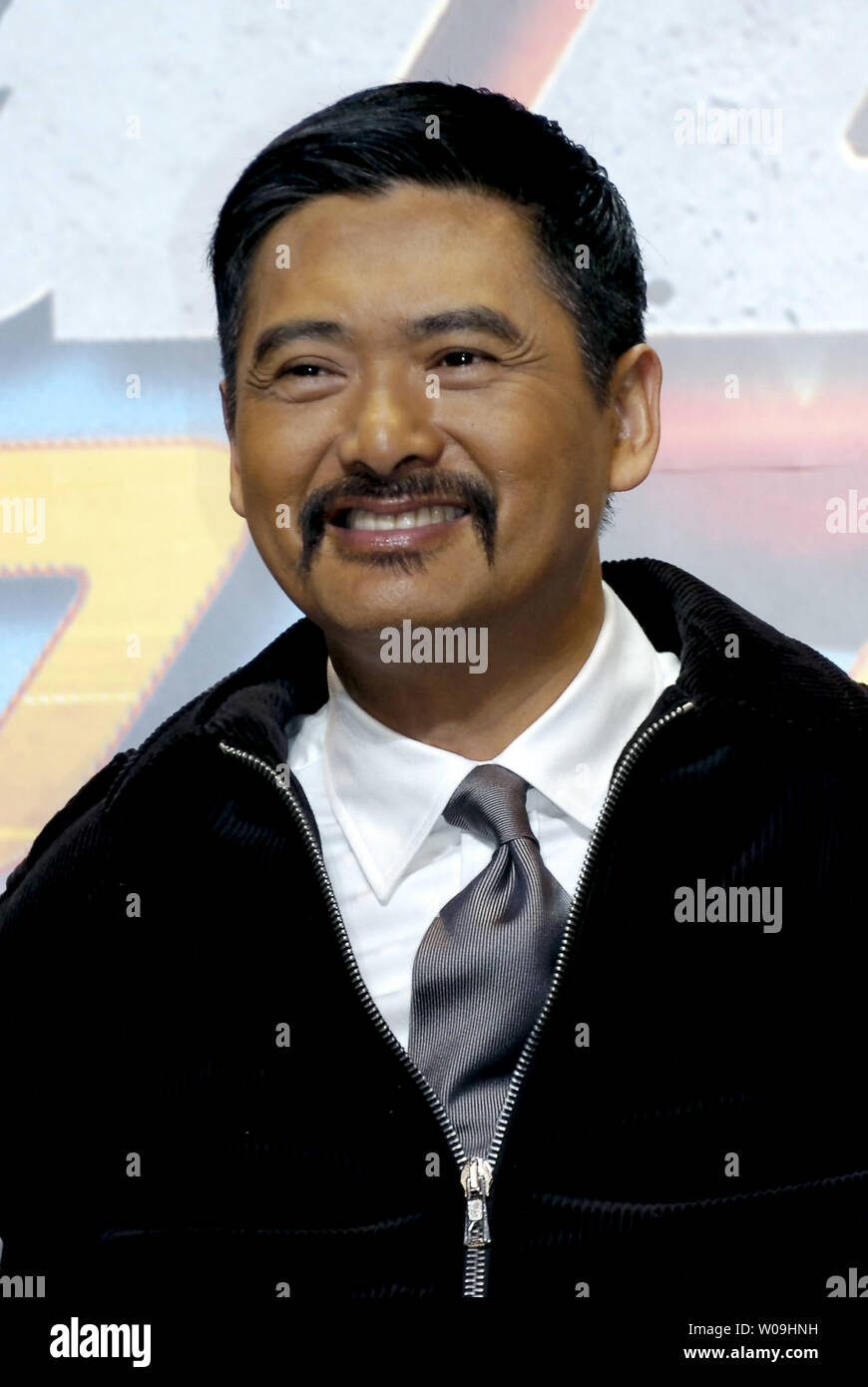 Actor Chow Yun Fat poses for camera during the world premiere for the ...