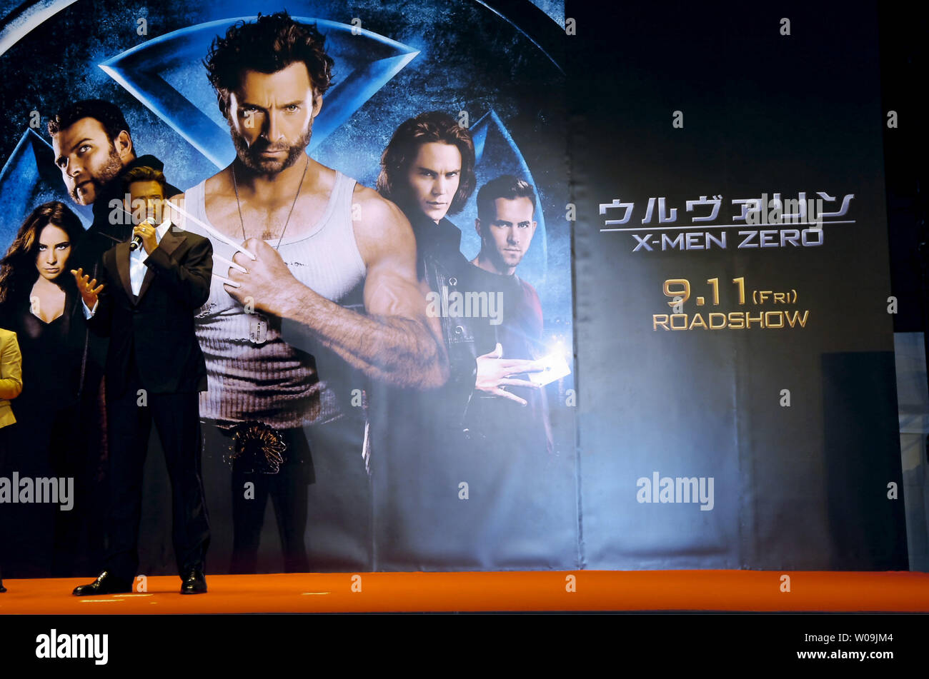 Actor Hugh Jackman attends a Japan premiere of the film "X-Men Origins ...
