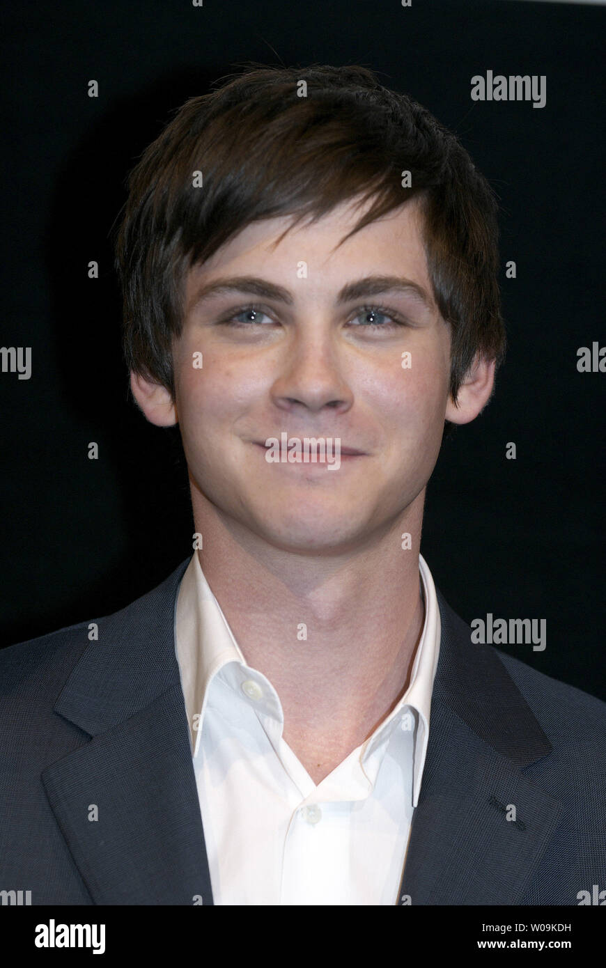 Actor Logan Lerman attends a Japan premiere for the film "Percy Jackson ...