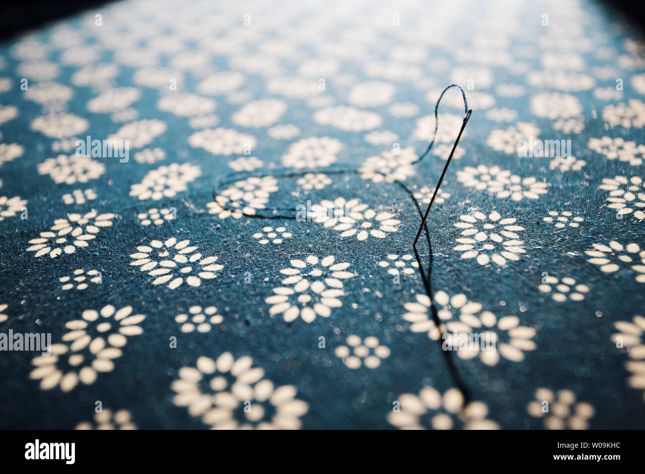 traditional chinese way dyed batik cloth Stock Photo - Alamy