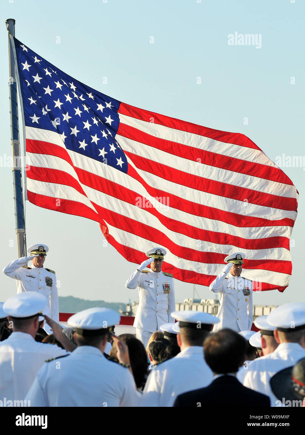 Left to right, Admiral Patrick M. Walsh, commander of U.S. Pacific ...