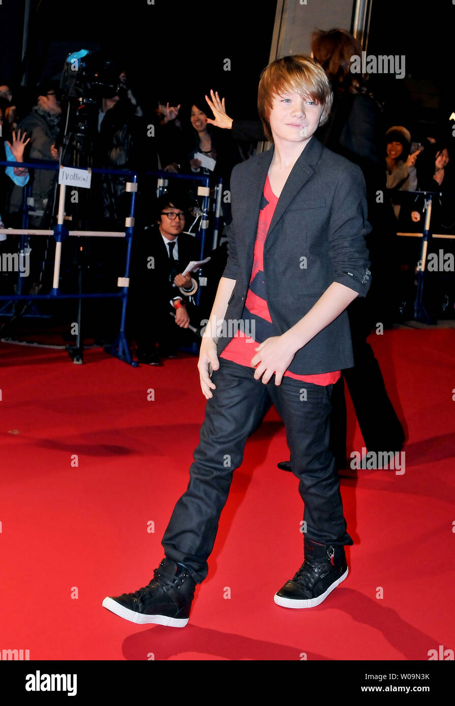 Child actor Dakota Goyo attends the Japan premiere for the film "Real ...