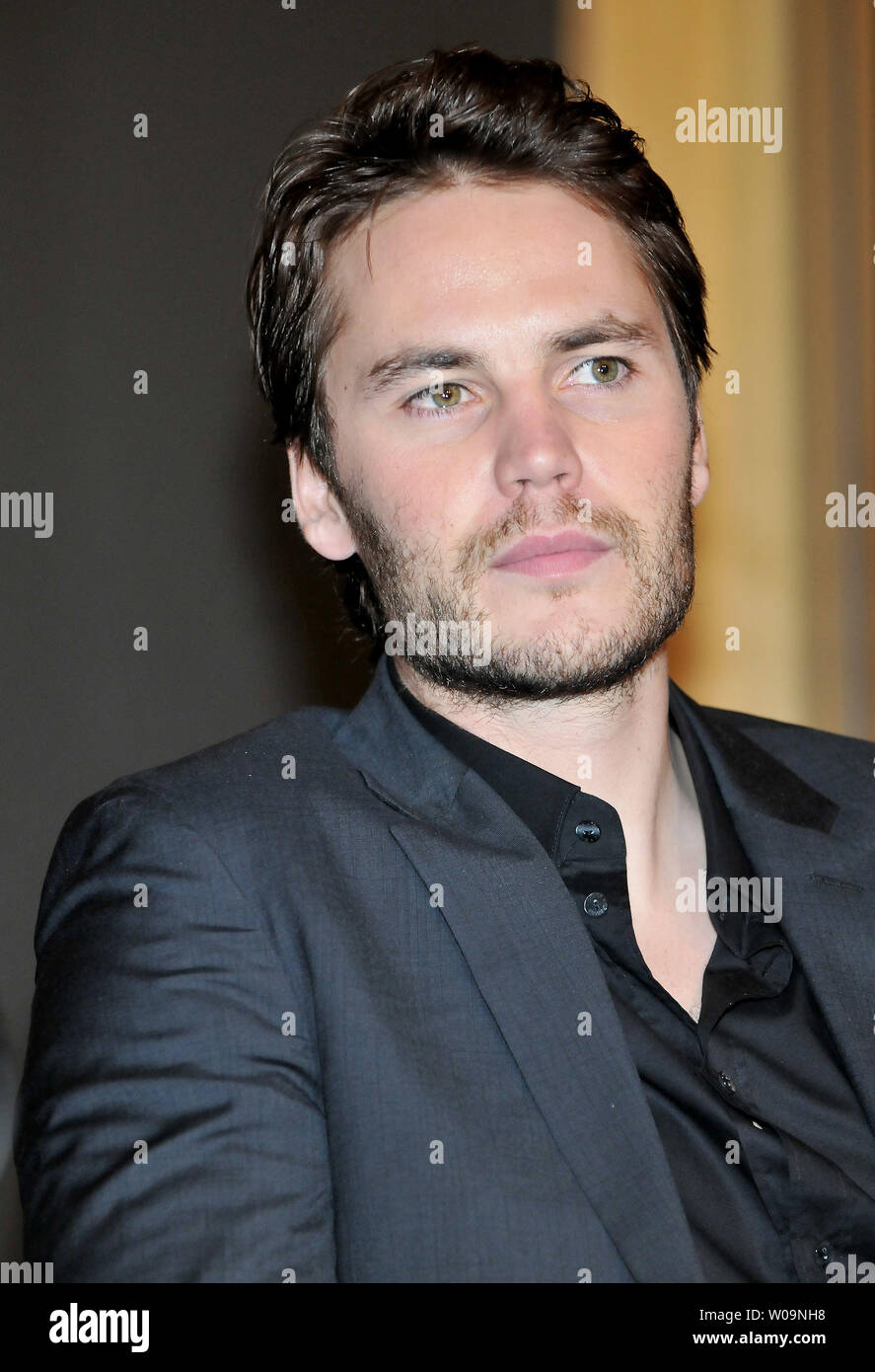 Actor Taylor Kitsch attends the press conference for the film ...