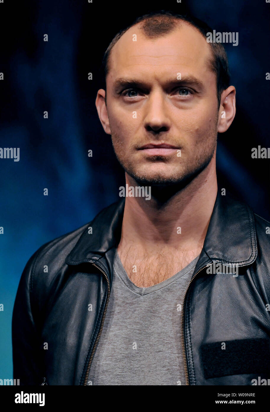 Actor Jude Law attends a press conference for the film "Sherlock Holmes ...