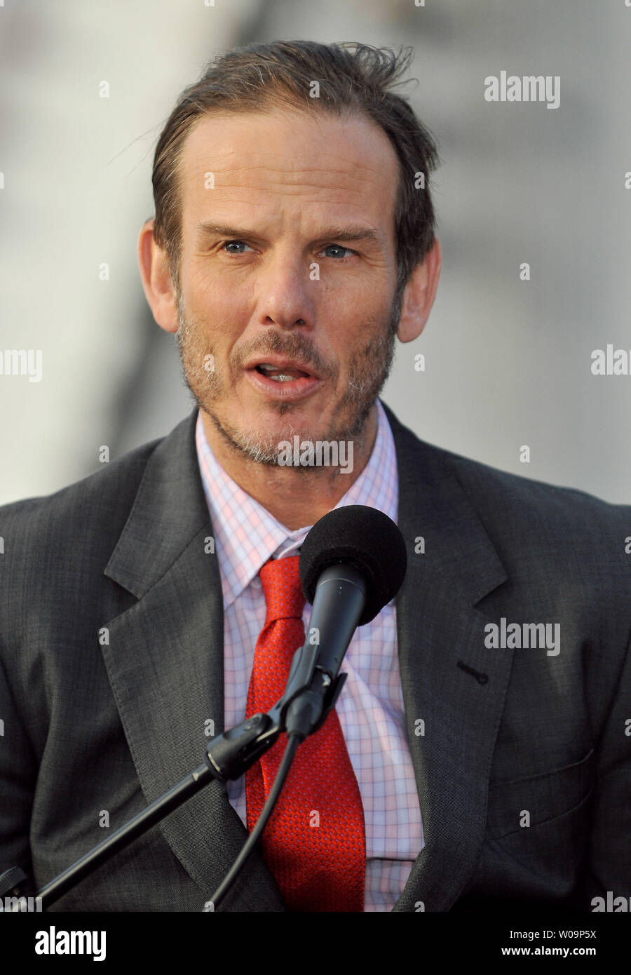 Director Peter Burg attends the press conference for the film ...