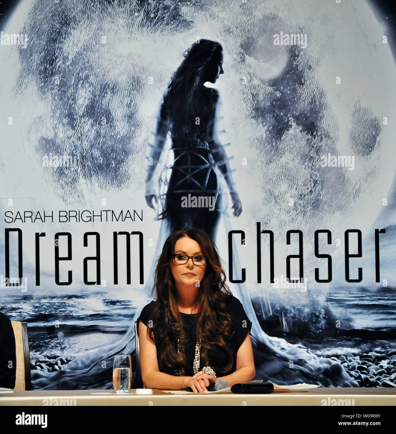 Singer Sarah Brightman attends a press conference for her new album ...