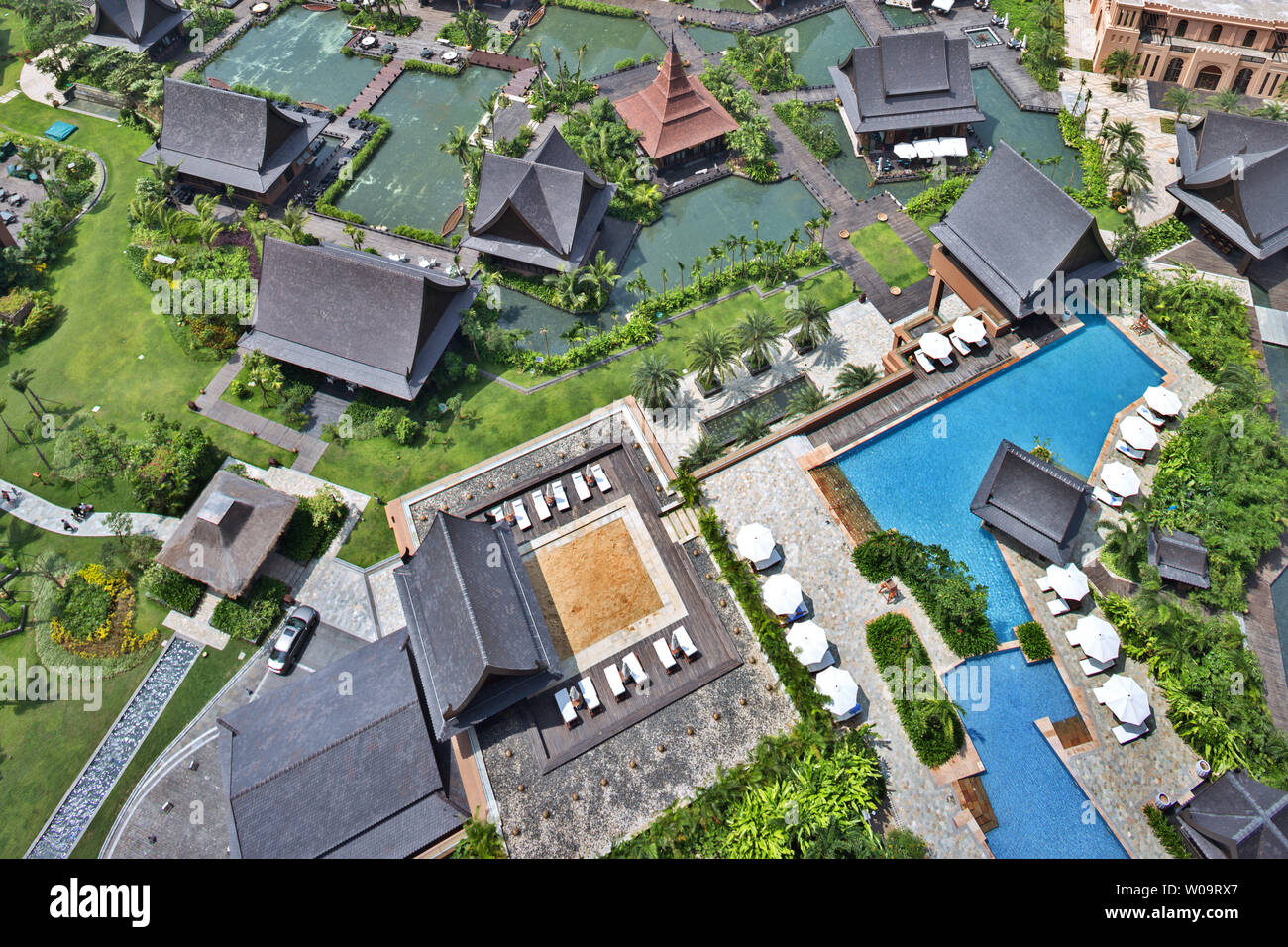 aerial view of buildings Stock Photo - Alamy