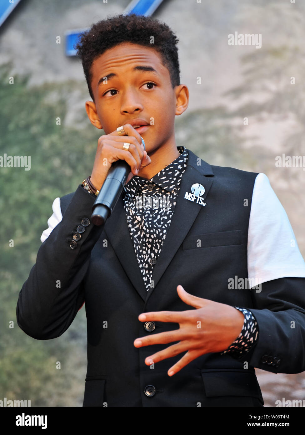 Actor Jaden Smith attends the Japan premiere for the film "After Earth ...