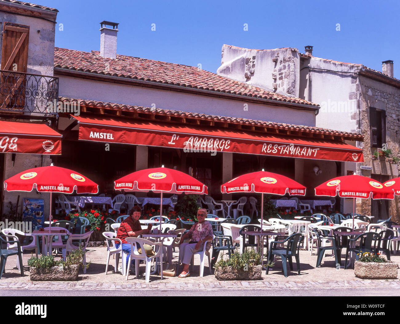 France.Dept Gers. The village of Fources. The only circular bastide ...