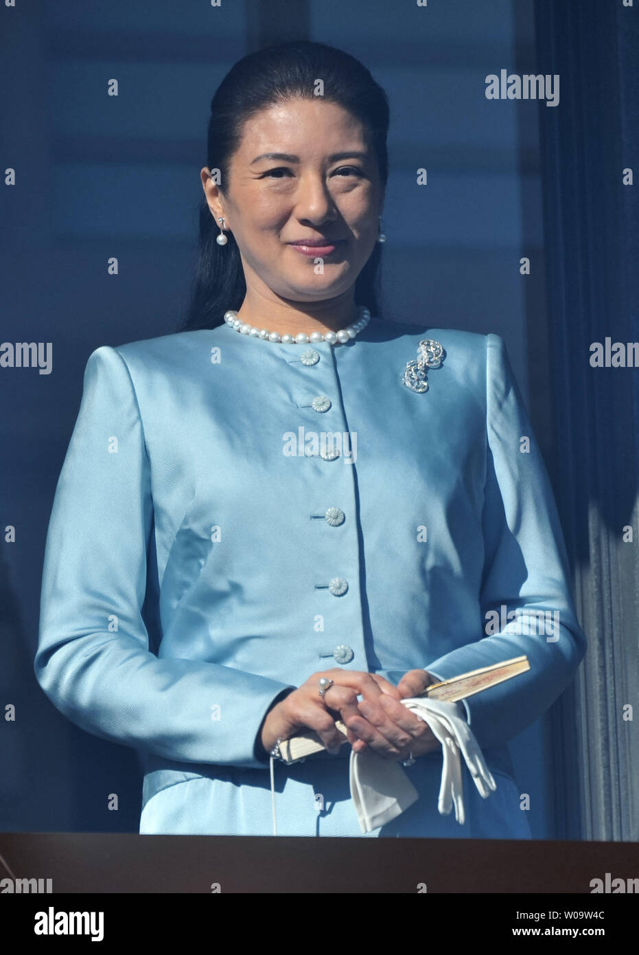 Japan's Crown Princess Masako appears at a new year greeting at the ...