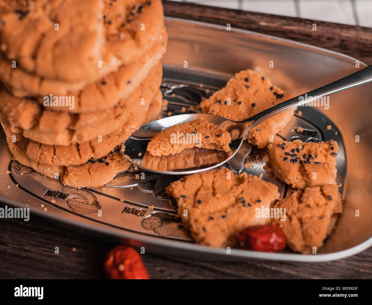 Peach crisp hi-res stock photography and images - Alamy