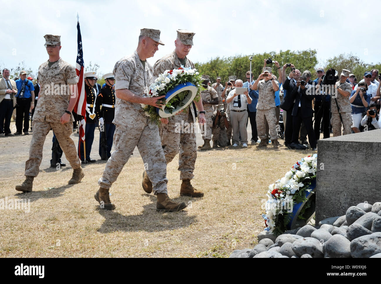 70th Anniversary Of The Battle Of Iwo Jima High Resolution Stock ...