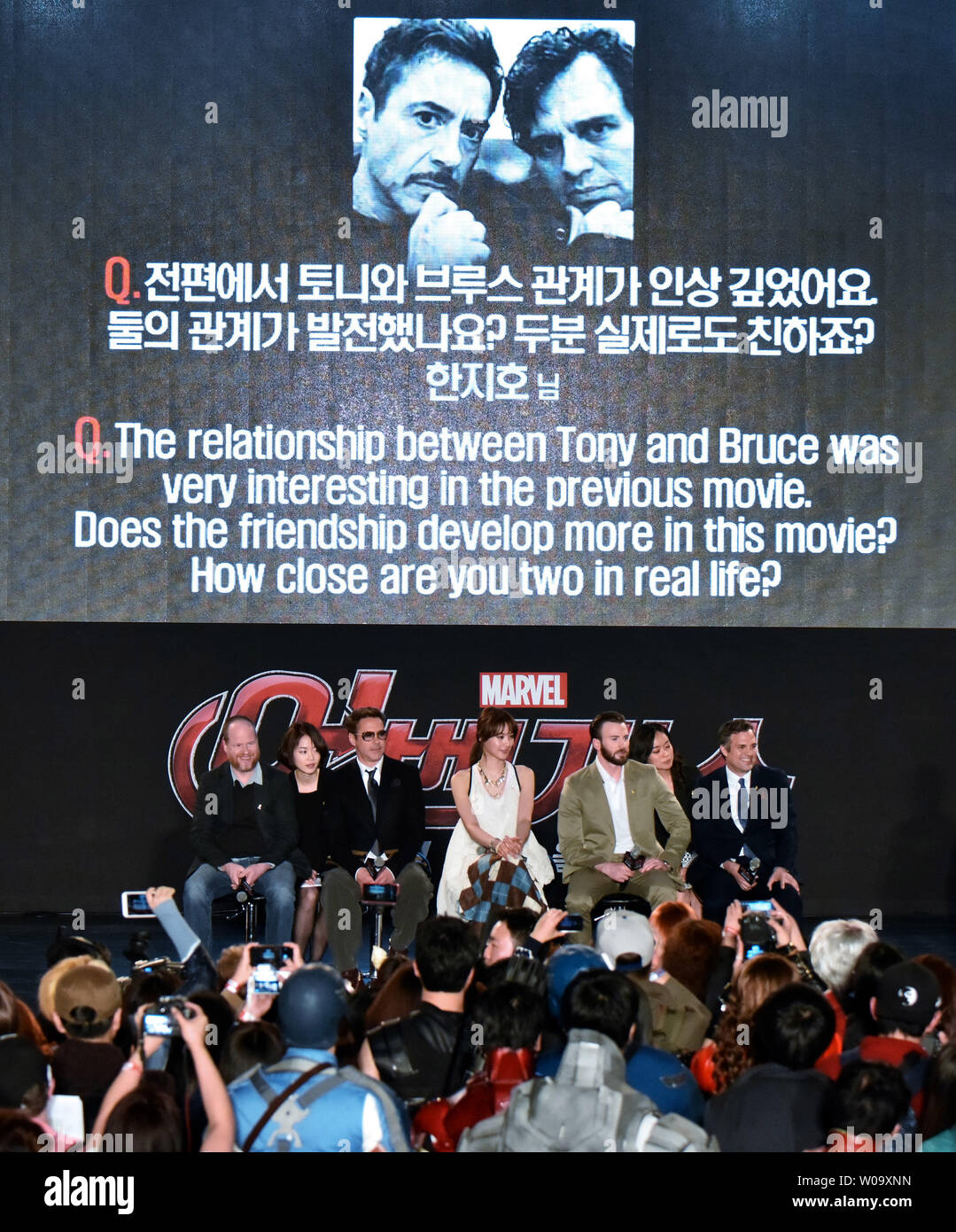 (L-R)Director James Spader, Actors Actors Robert Downey Jr., Claudia ...