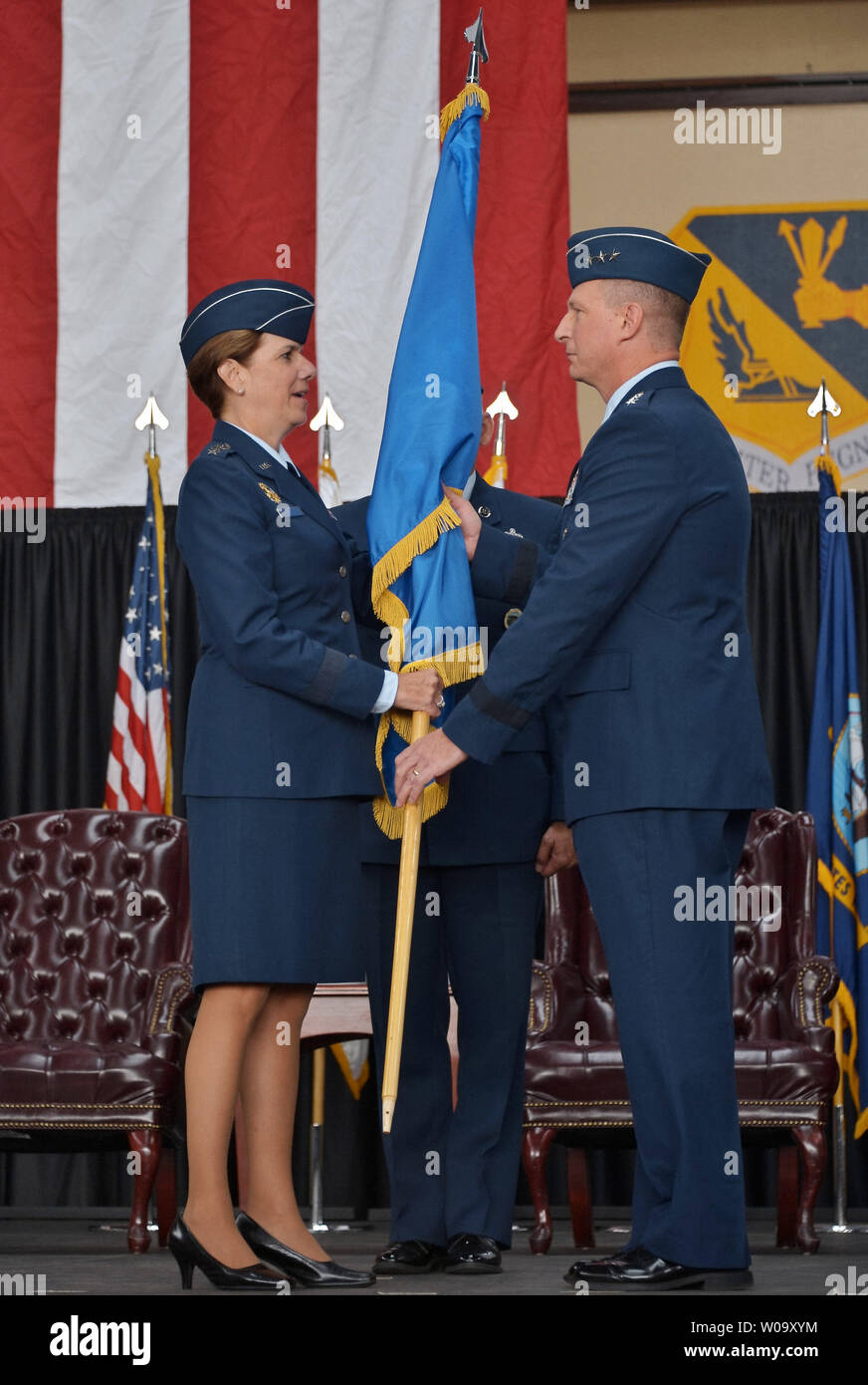 U.S. Forces Japan Commander, Lt. Gen. John Dolan(R) receives U.S. Fifth ...