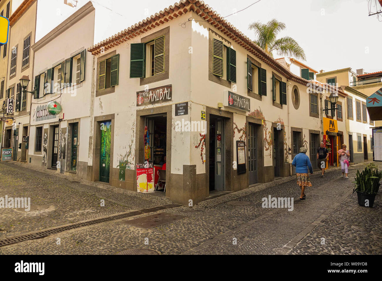 Old Town , Funchal, Madeira Stock Photo - Alamy