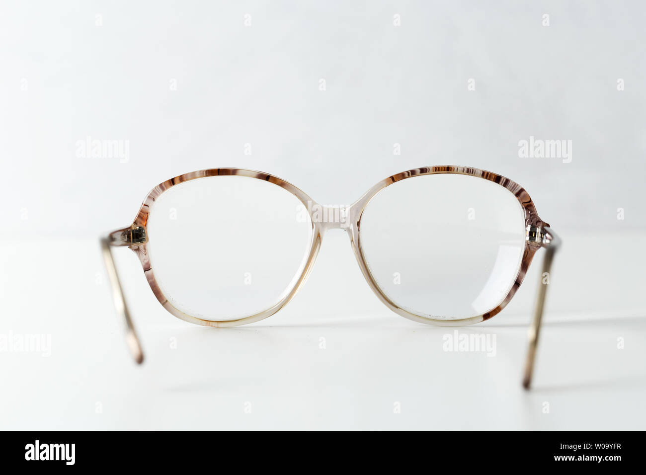 eyeglasses isolated on white Stock Photo - Alamy