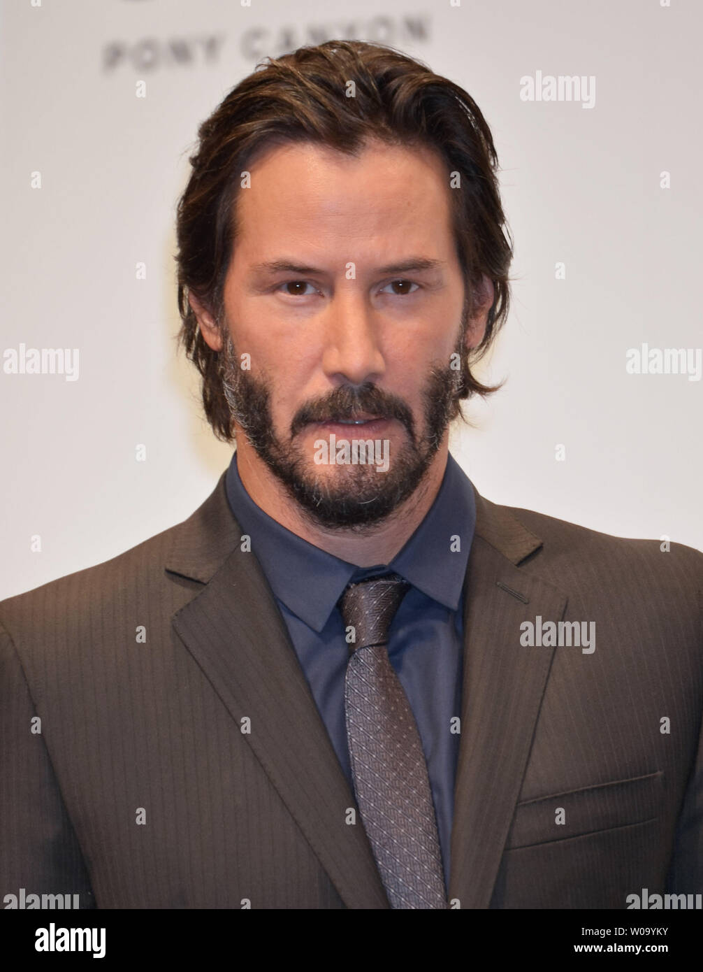 Actor Keanu Reeves attends the Japan premiere for the film "John Wick ...