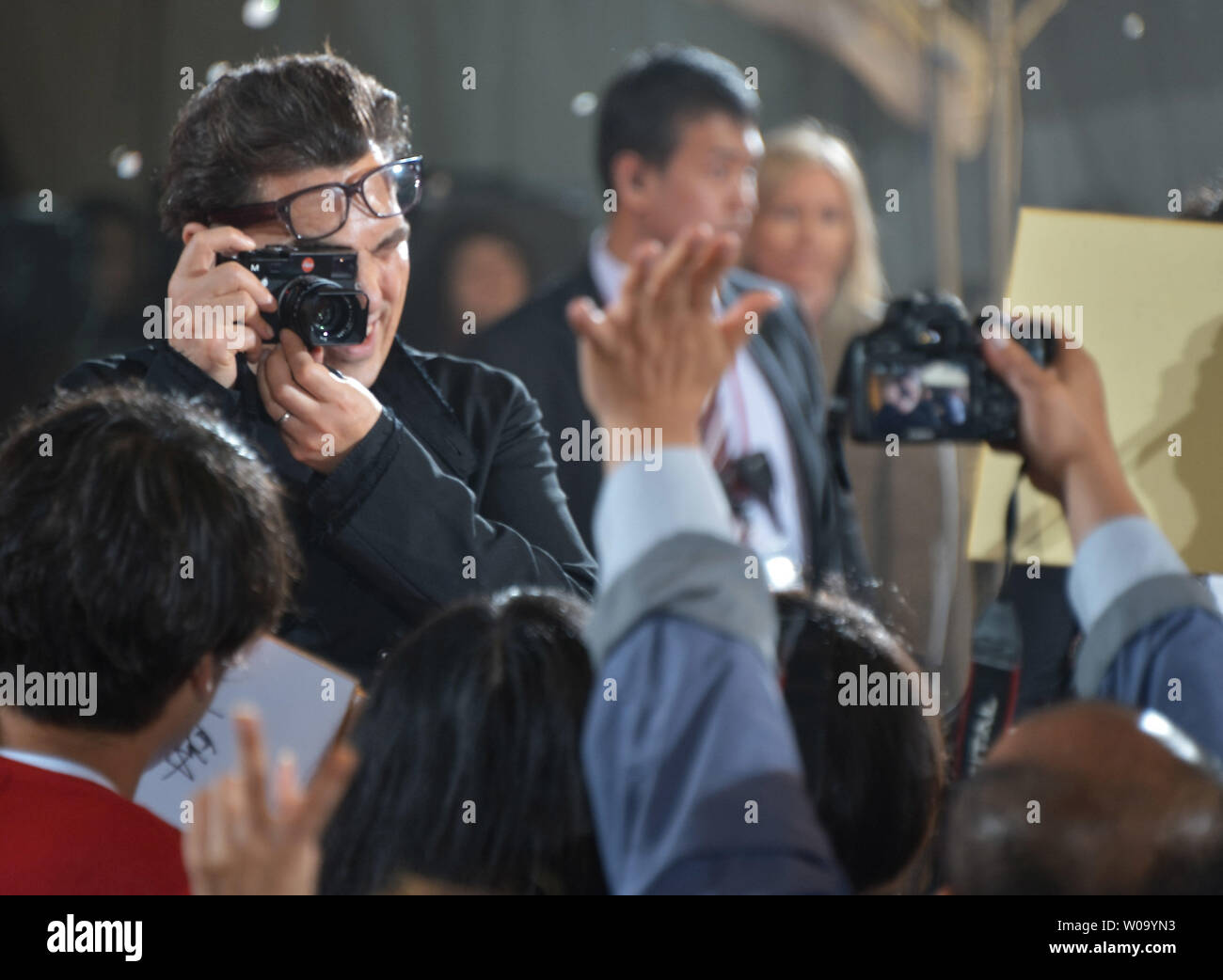 Director Joe Wright attends the Japan premiere for the film "PAN" in ...