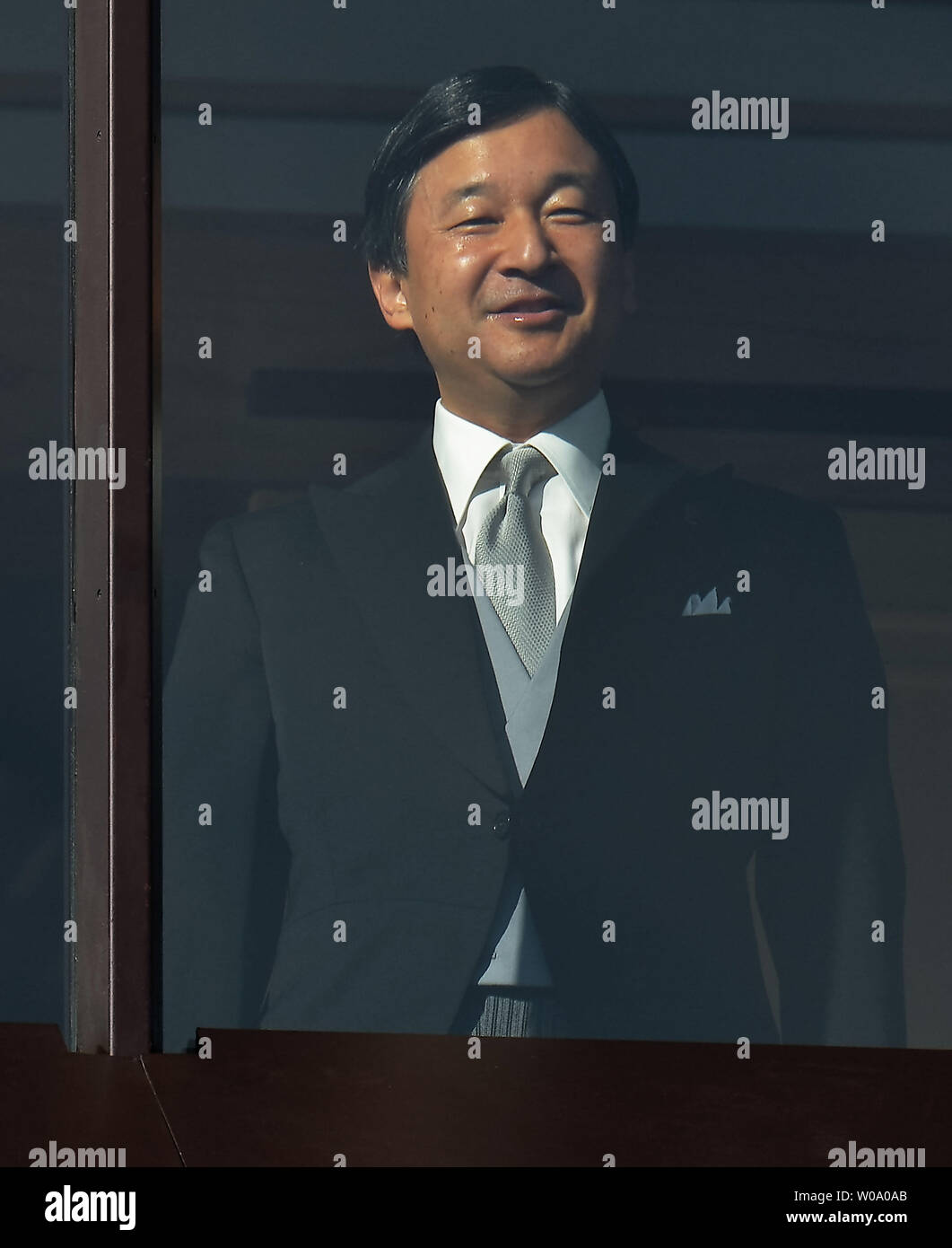 Japan's Crown prince Naruhito attends the New Year greeting at the East ...