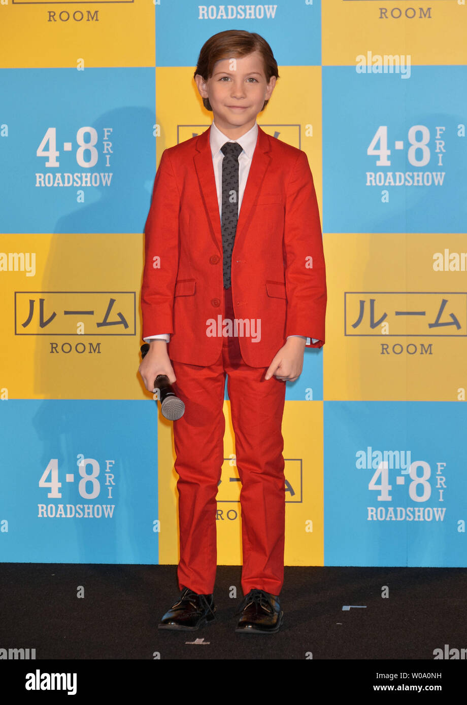 Child actor Jacob Tremblay attends the Japan Premiere for the film ...