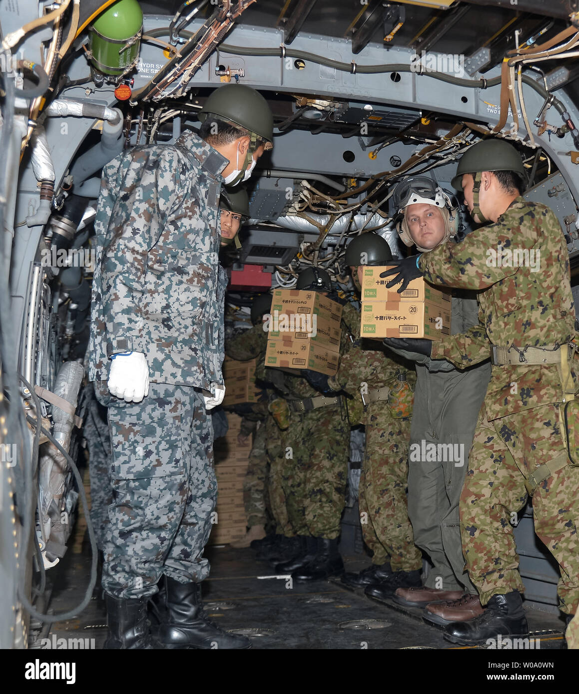 Japan's Ground and Air Self Defense Force with U.S. Marines members ...