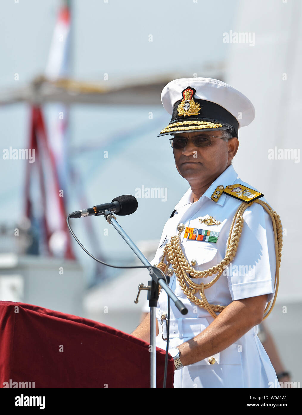 Rear Admiral Soonil V Bhokare, Commander, Eastern Fleet of Indian Navy ...