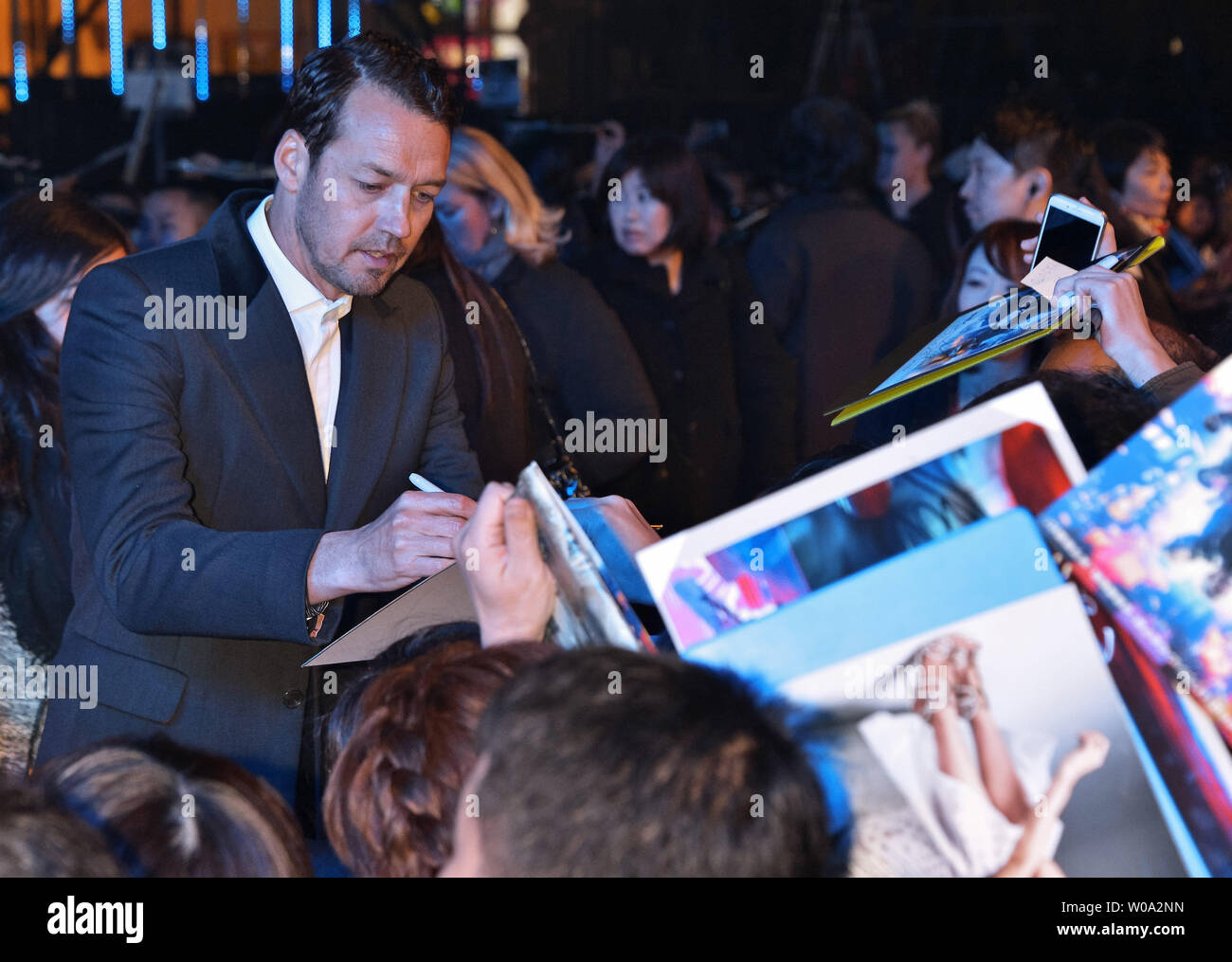 Director Rupert Sanders attends a world premiere for the film "Ghost in ...