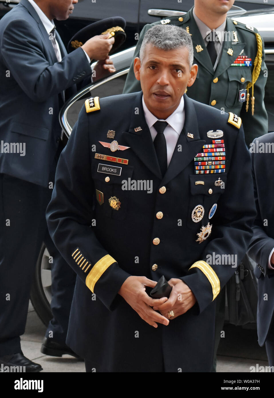 U.S. Gen. Vincent Brooks, commander of the United Nations Command, U.S ...