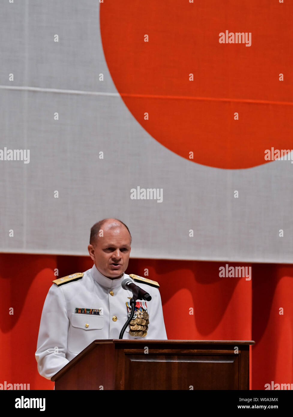 Rear Adm. Gregory J. Fenton, new commander, U.S. Naval Forces Japan ...