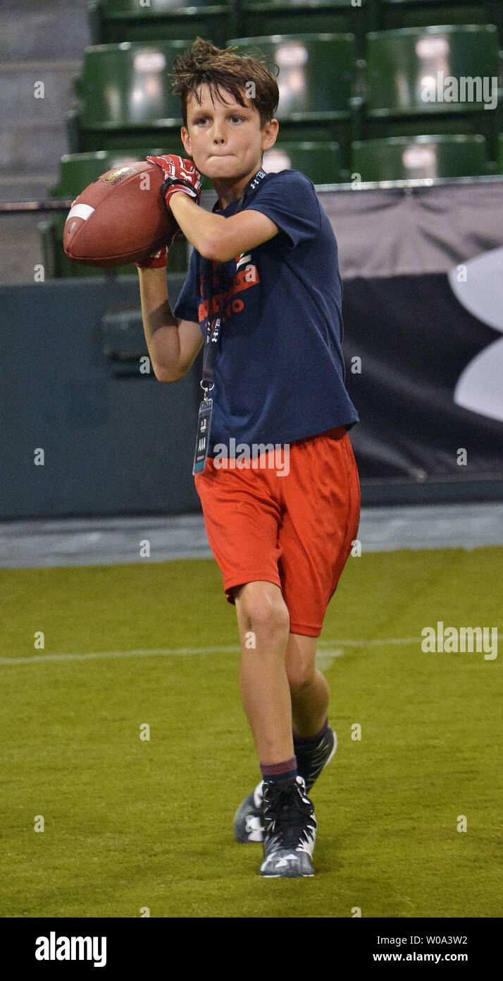 Jack Brady, son of New England Patriots quarterback Tom Brady, attends ...