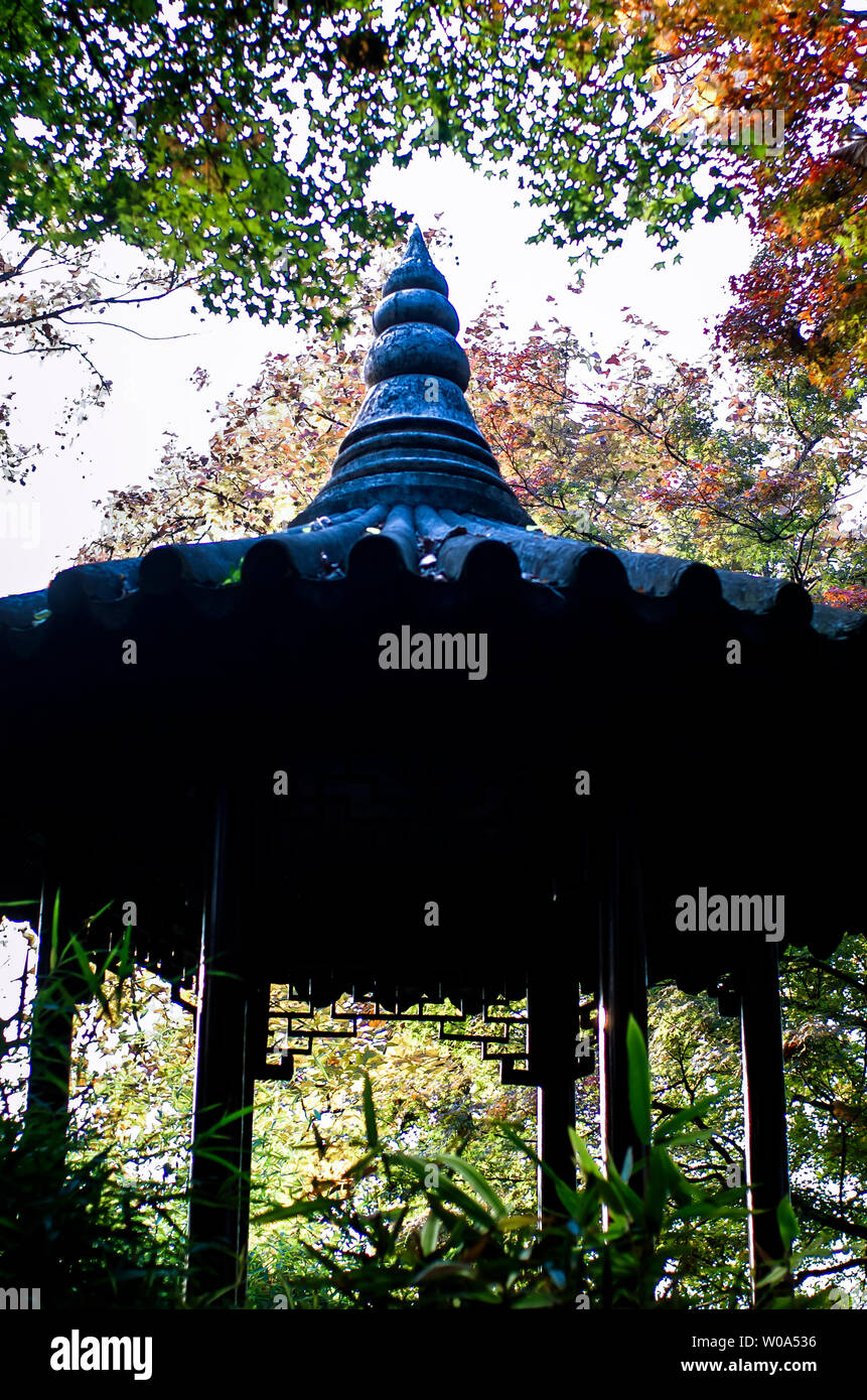 Autumn Color in Suzhou Garden Stock Photo - Alamy