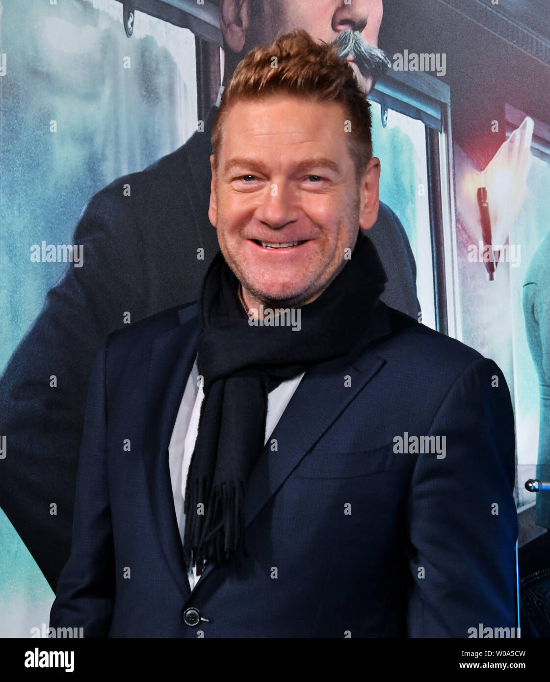 Actor Kenneth Branagh attends the Japan premier for the film "Murder on ...