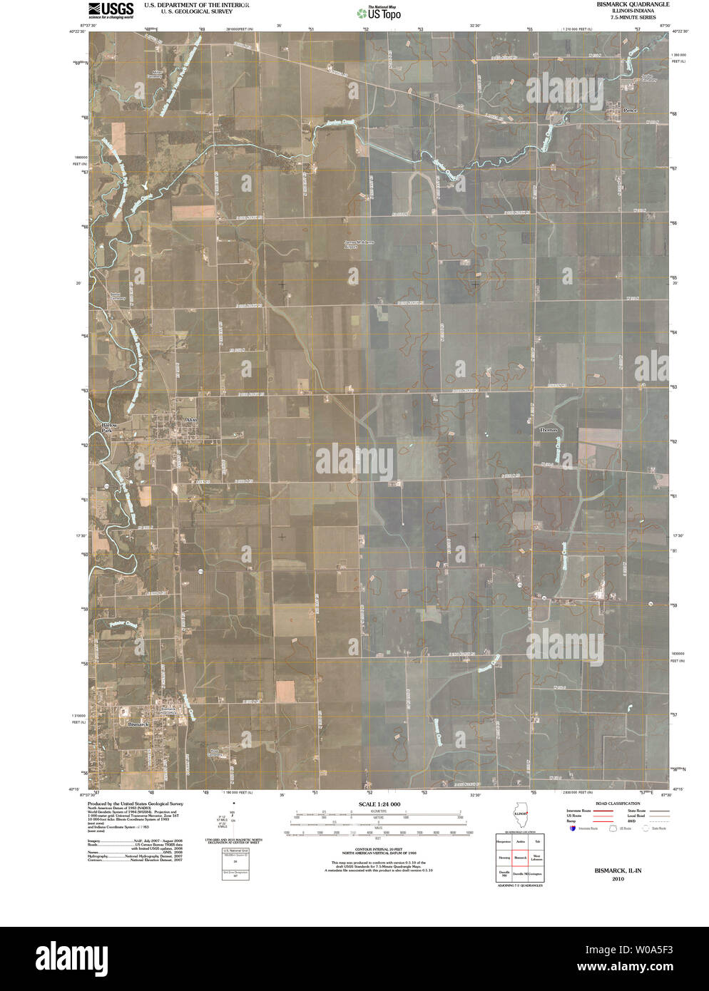 Map of bismarck Cut Out Stock Images & Pictures - Alamy