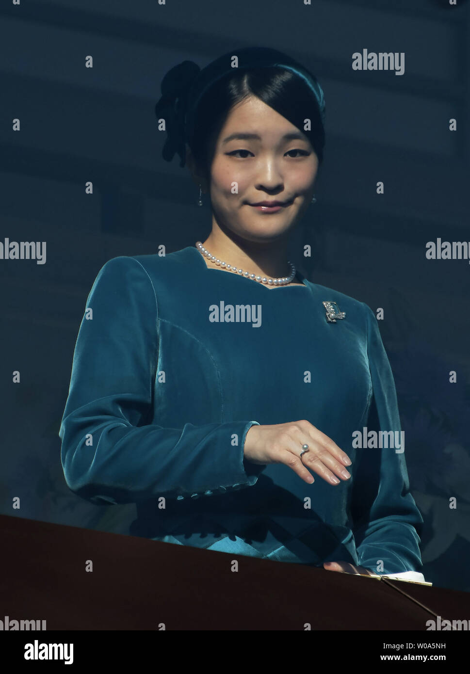 Japan's Princess Mako appears at Emperor Akihito's 84th birthday ...