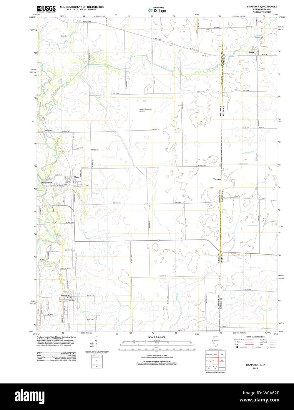 Map of bismarck Cut Out Stock Images & Pictures - Alamy