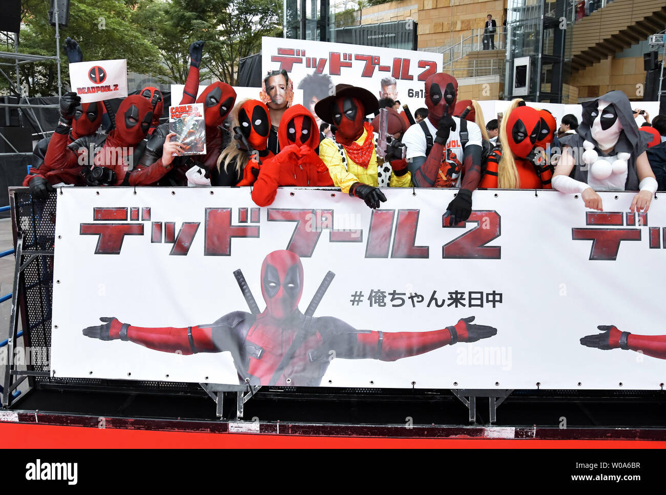 Japanese fans wear costumes during theJapan premiere for the film ...